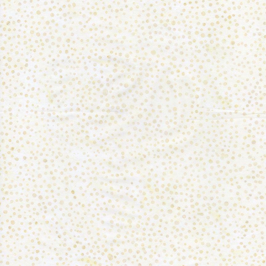 Tonga Amber Batik - Tan Dots on Cream Batik Sprinkles Fabric, Timeless ...